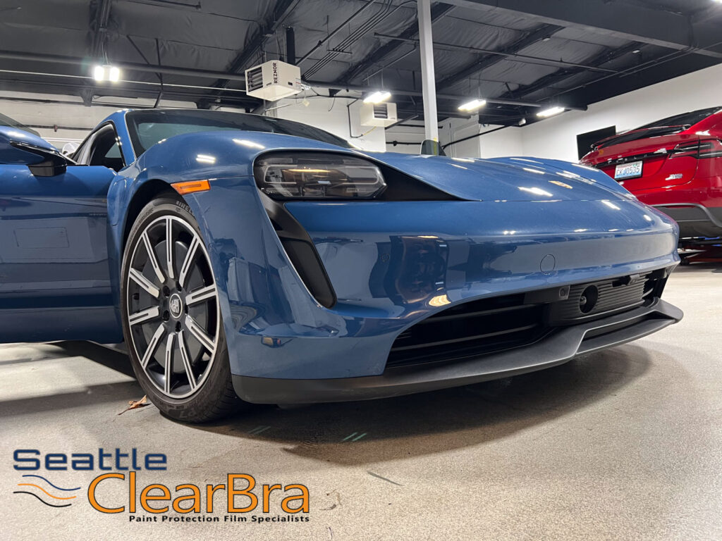 Porsche Taycan Xpel Fusion Ceramic Coating - Seattle ClearBra