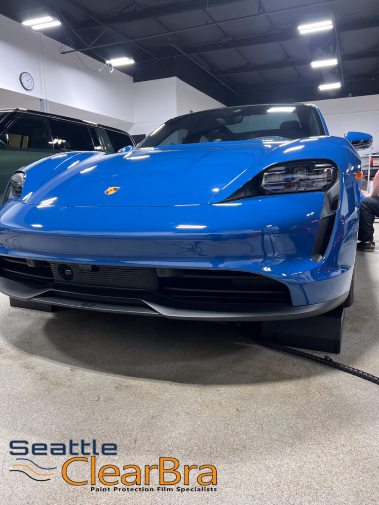 Porsche Taycan Xpel Fusion Ceramic Coating - Seattle ClearBra